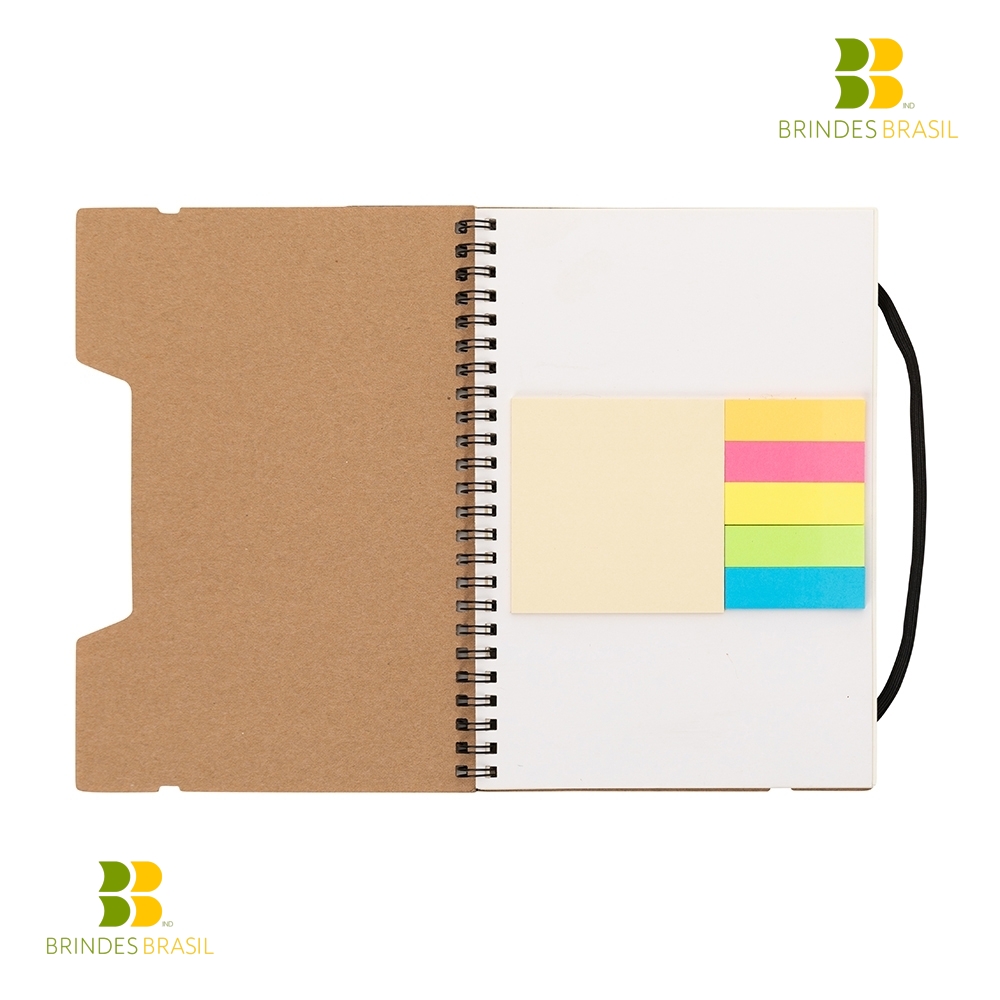 Bloco de Anotações com Régua e Autoadesivos – Brindes Brasil
